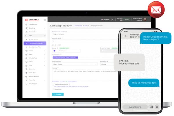 SMS Marketing UK | Text Message Service | Connect OCP
